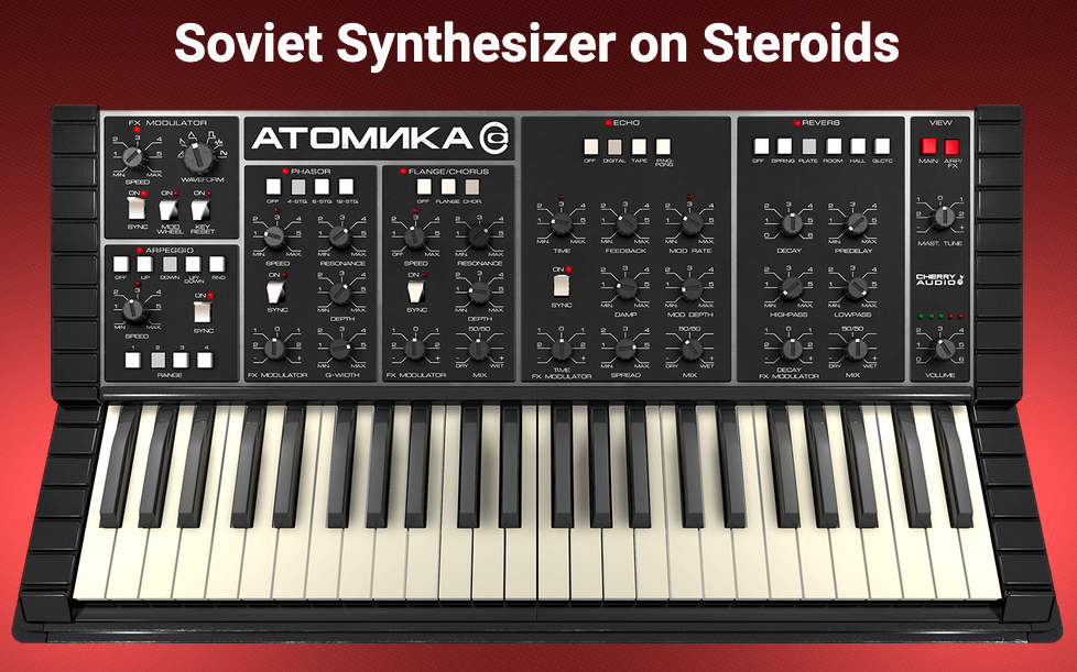 Cherry Audio Unveils Atomika: A Revitalized Soviet-Era Synthesizer ...